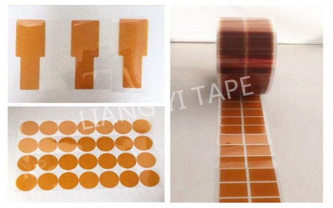 Single Adhesive Side Die Cut Masking Tape , Polyimide Film Slilicone ...