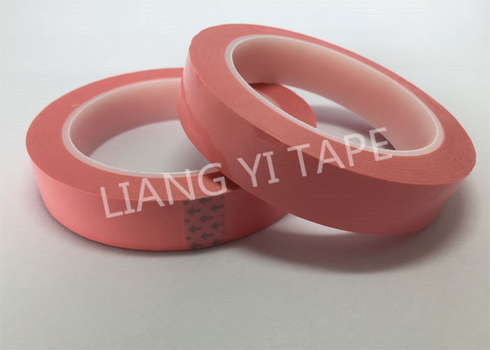 1 Layer Pink Polyester Mylar Tape For Transformer / Capacitor 0.05mm ...